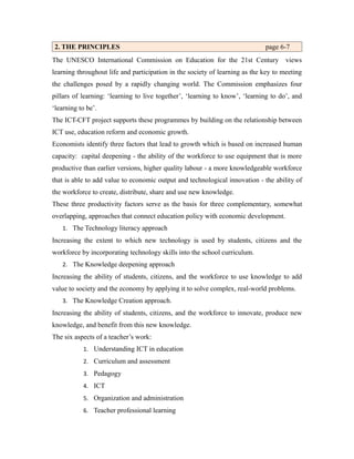 Unesco ict competency framework for teachers by pratima nayak | PDF