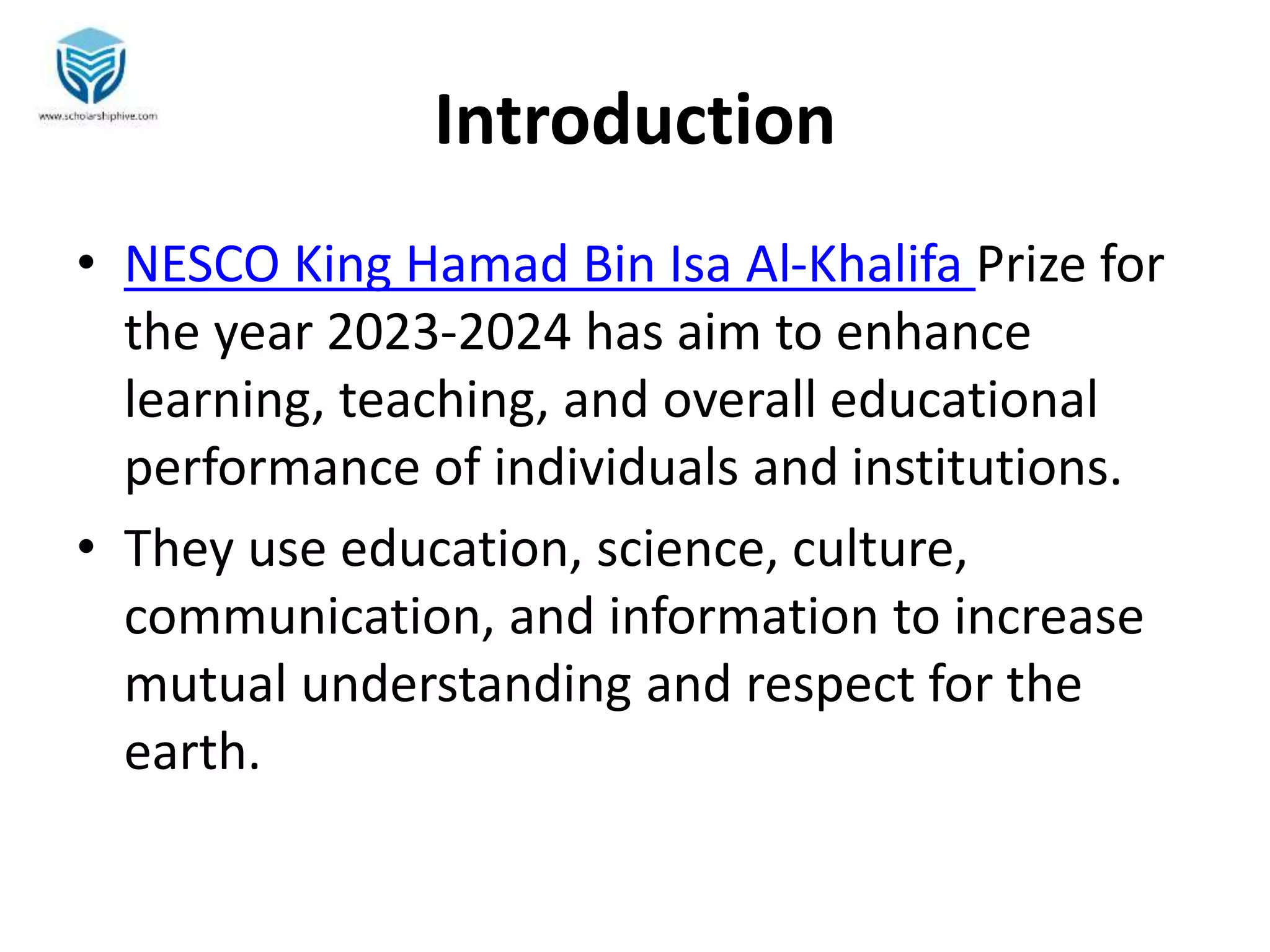 UNESCO King Hamad Bin Isa Al-Khalifa in Bahrain.pptx UNESCO King Hamad Bin Isa Al-Khalifa in Bahrain.pptx