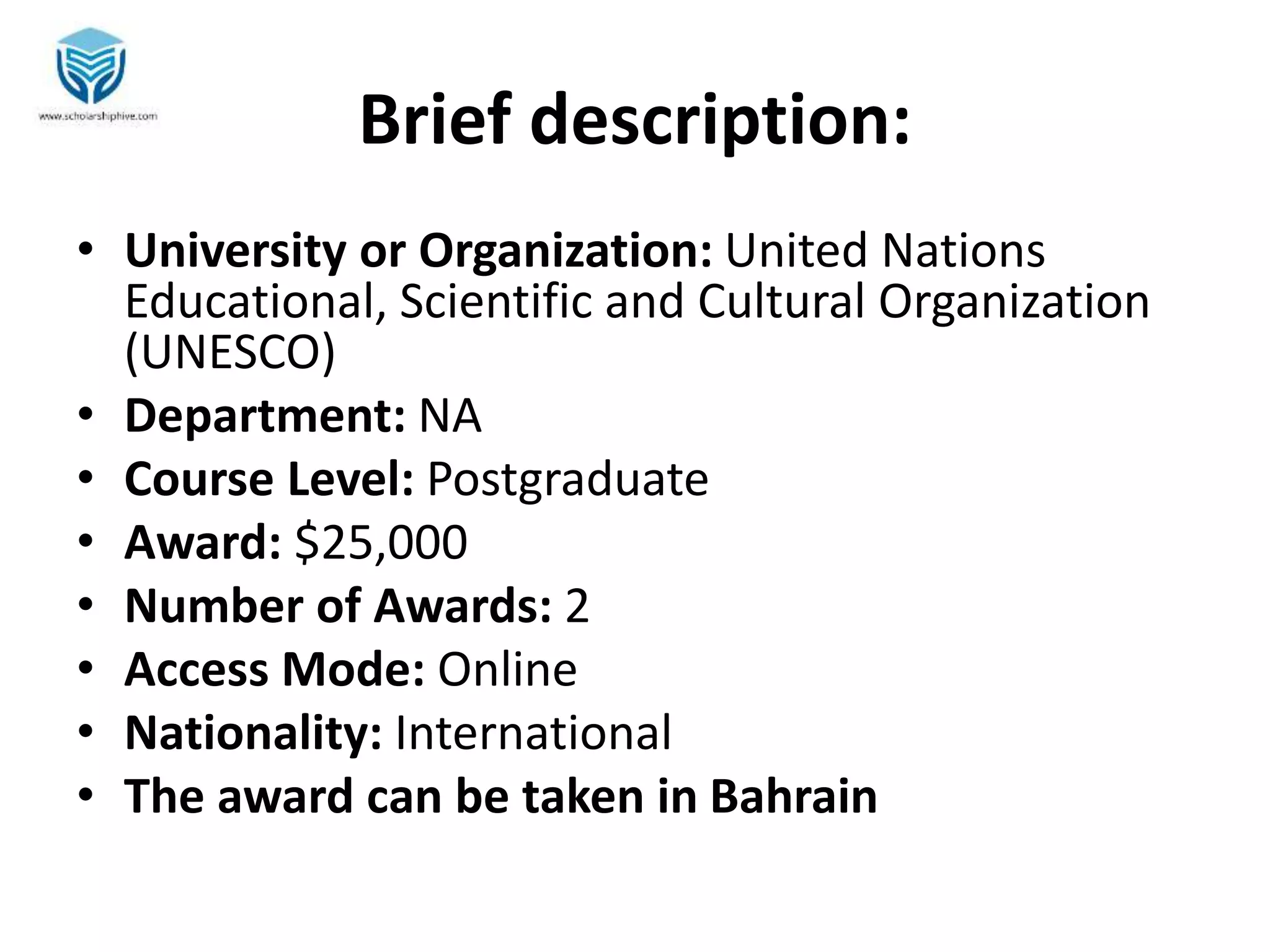 UNESCO King Hamad Bin Isa Al-Khalifa in Bahrain.pptx UNESCO King Hamad Bin Isa Al-Khalifa in Bahrain.pptx