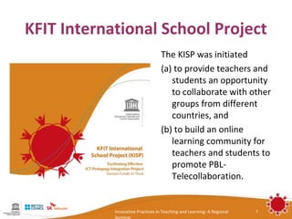 KFIT International School Project (KISP) | PPT | Professional School ...