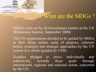Reaching the Millennium Development Goals (MDGs) | PPT