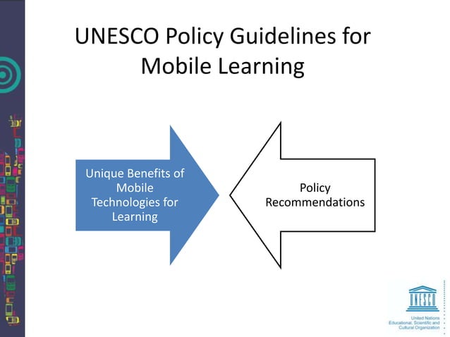 UNESCO Policy Guidelines for Mobile Learning | PPT