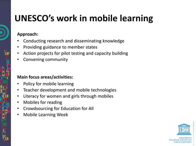 UNESCO Policy Guidelines for Mobile Learning | PPT