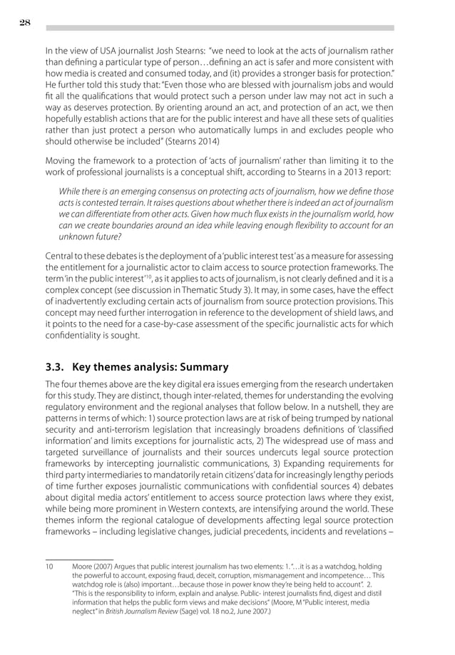 Unesco protecting sources | PDF