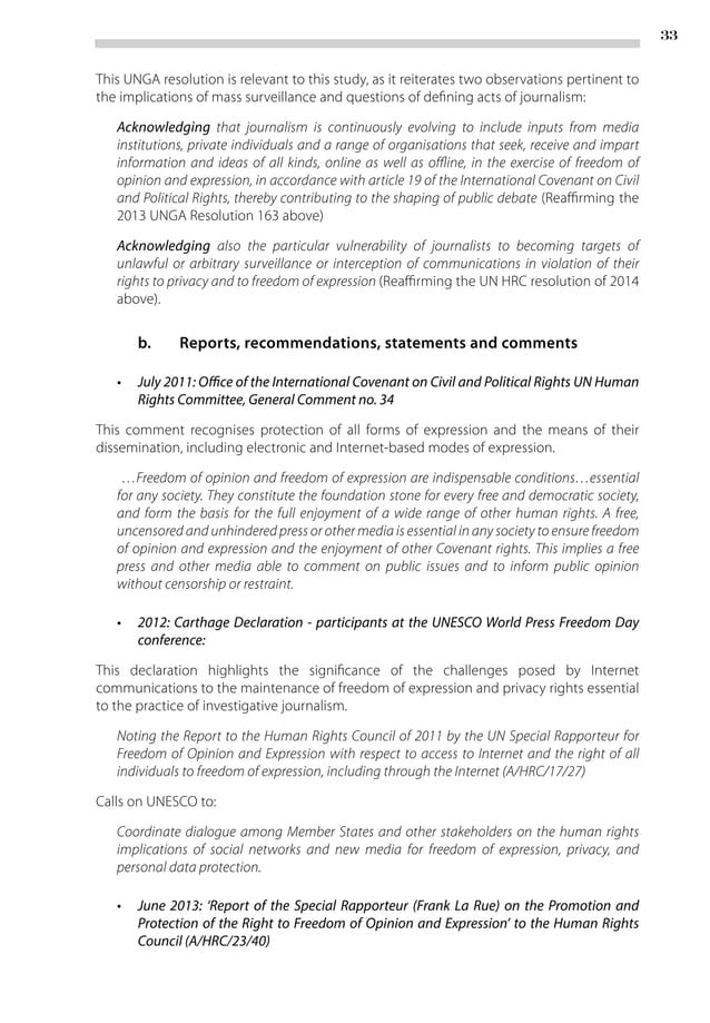 Unesco protecting sources | PDF