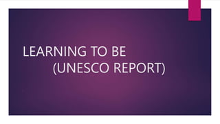 UNESCO REPORT, purpose, prgrammes, pillars .pptx