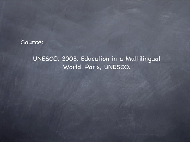 UNESCO's Principles On Language And Education | PDF