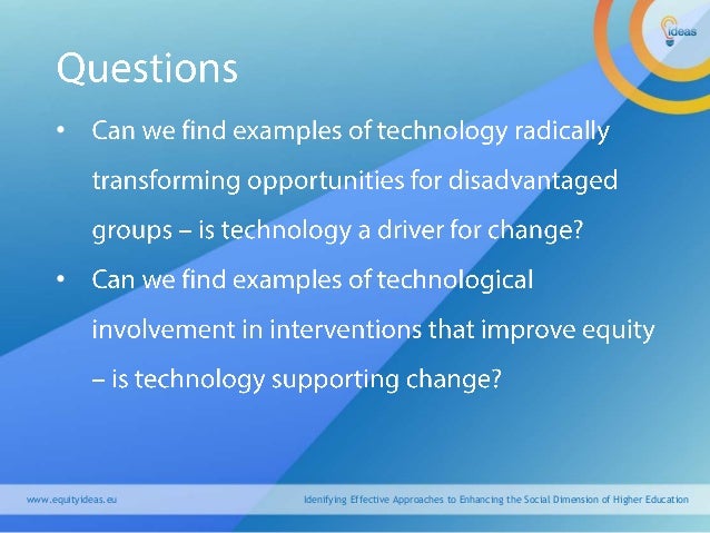 Equity & Access: Does Technology Help?