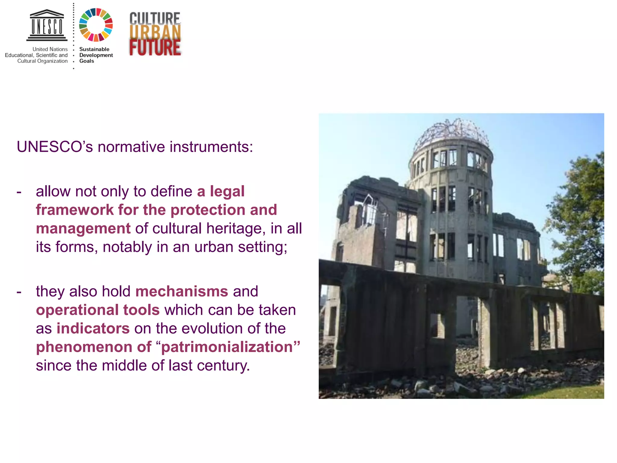 Unesco urban heritage and sustainable development new functions for ...