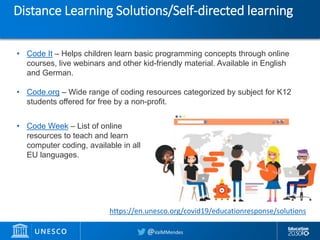 EU Coding from Home Webinar | PPT