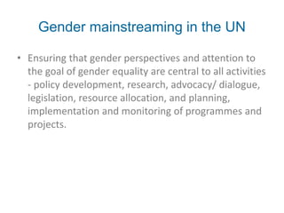 Gender, Technology and the SDGs | PPTX