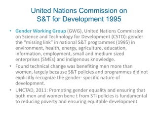 Gender, Technology and the SDGs | PPTX