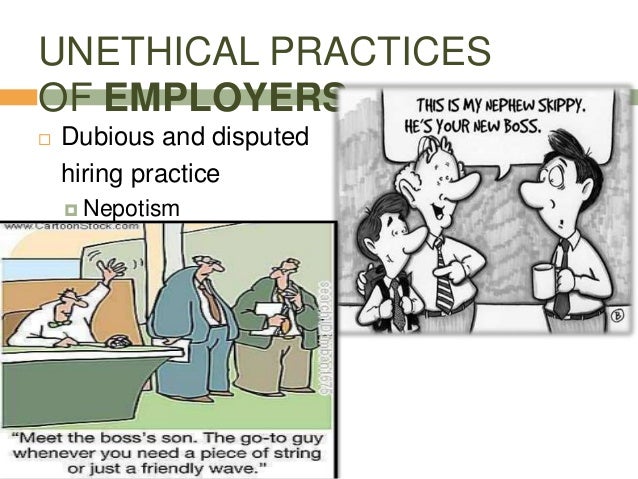 Unethical Practices
