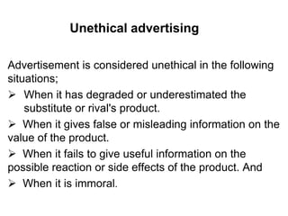 Unethical advertisements (abeyson jose) | PPT | Advertising Industry ...