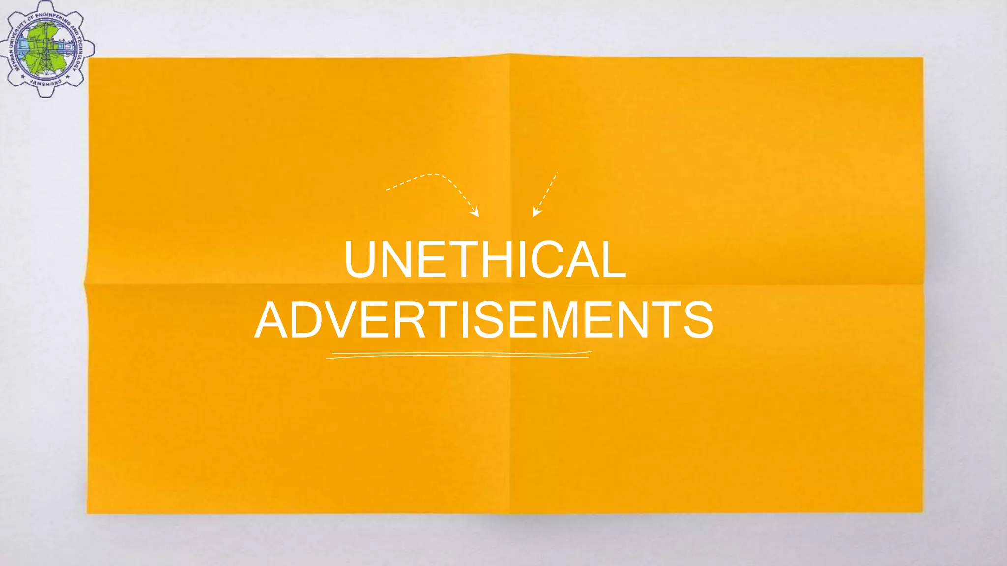 Unethical advertisements | PPTX