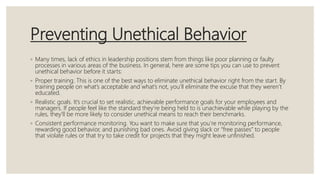 Unethical attitude in living environment | PPT