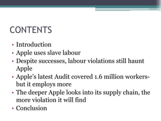 Unethical business practices by Apple | PPTX