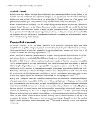 Unethical human experimentation in the United States - Wiki | PDF