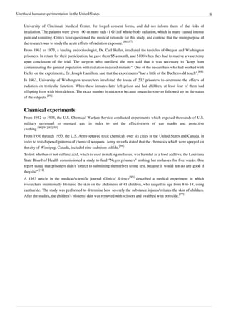 Unethical human experimentation in the United States - Wiki | PDF