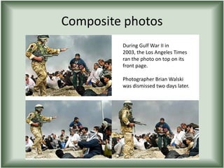 Unethical photojournalism | PPTX
