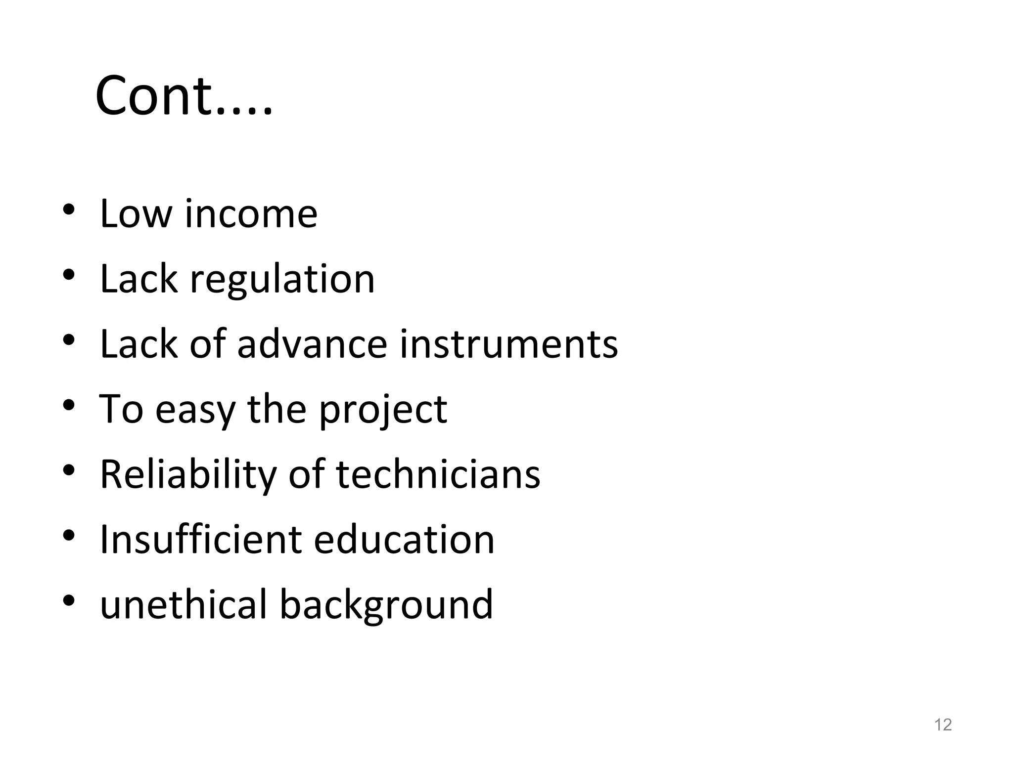 Unethical points about civil engineering | PPT