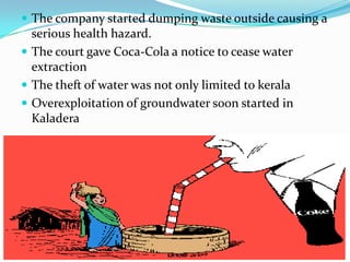 Unethical practices done by coca cola company | PPTX