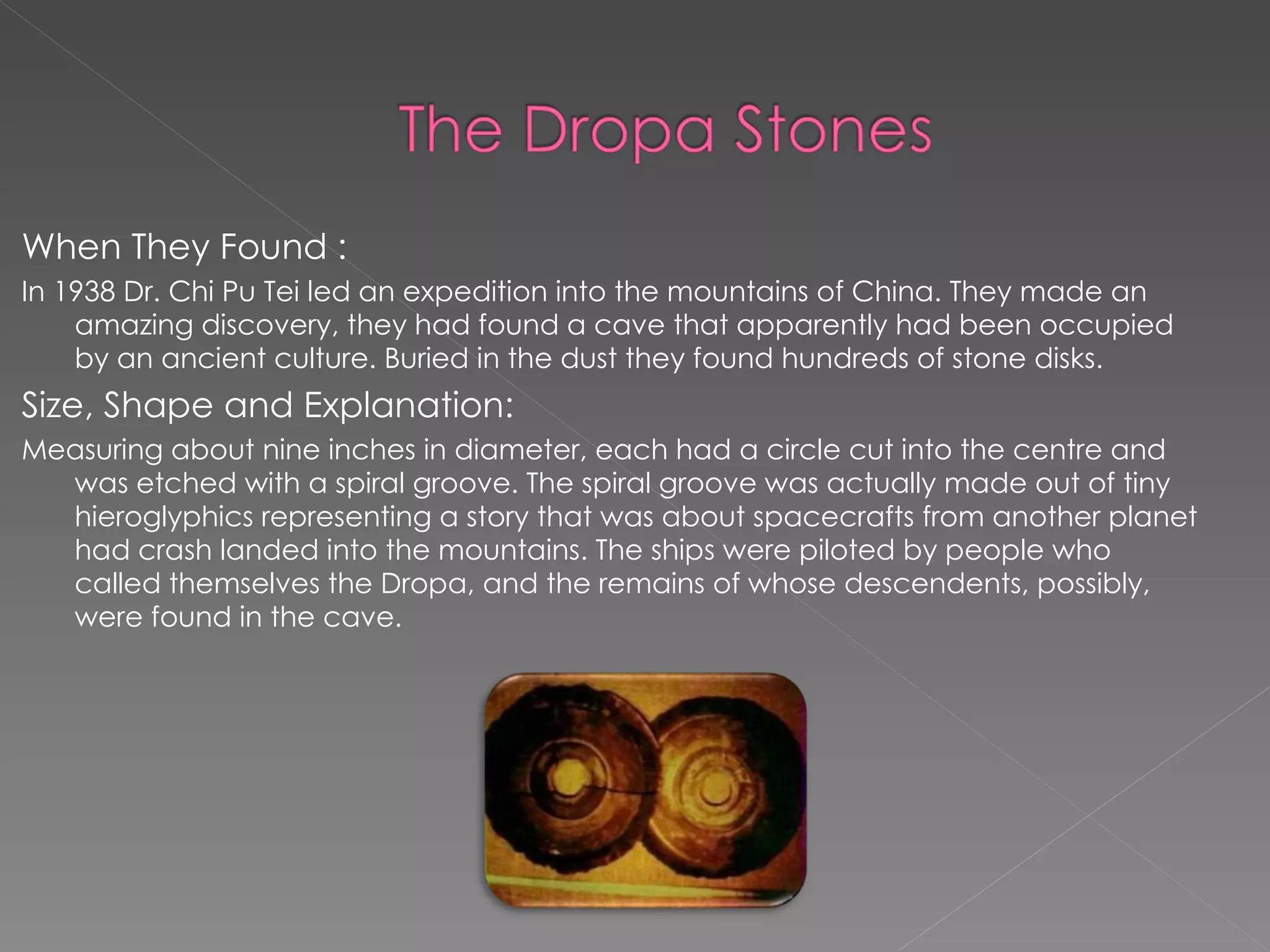 Unexplained artifacts | PPT | Geology | Science