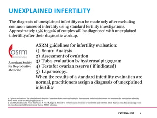 Unexplained Infertility by Dr. Nidhi Sharma | Jindal IVF Chandigarh | PPTX