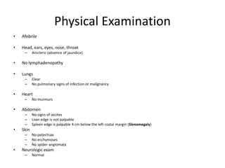 Unexplained leukocytosis in an adult | PPTX