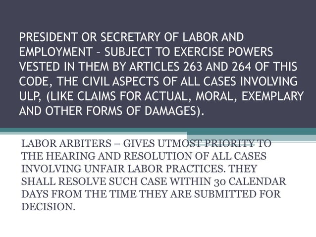 Unfair Labor Practices | PPT | Law