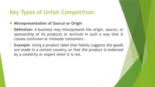 Unfair Competition in Intellectual Property Rights.pptx