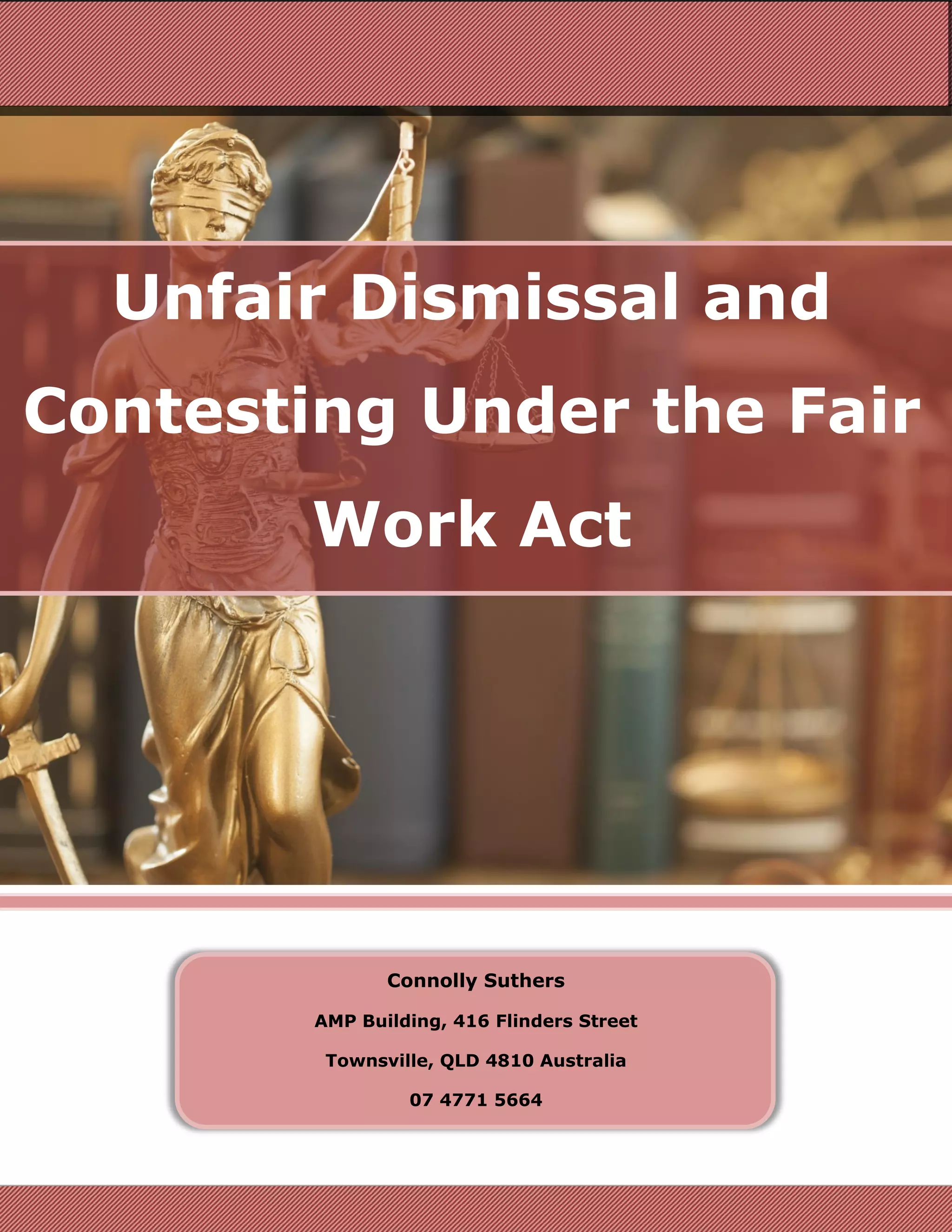 Unfair dismissal and contesting under the fair work act | PDF