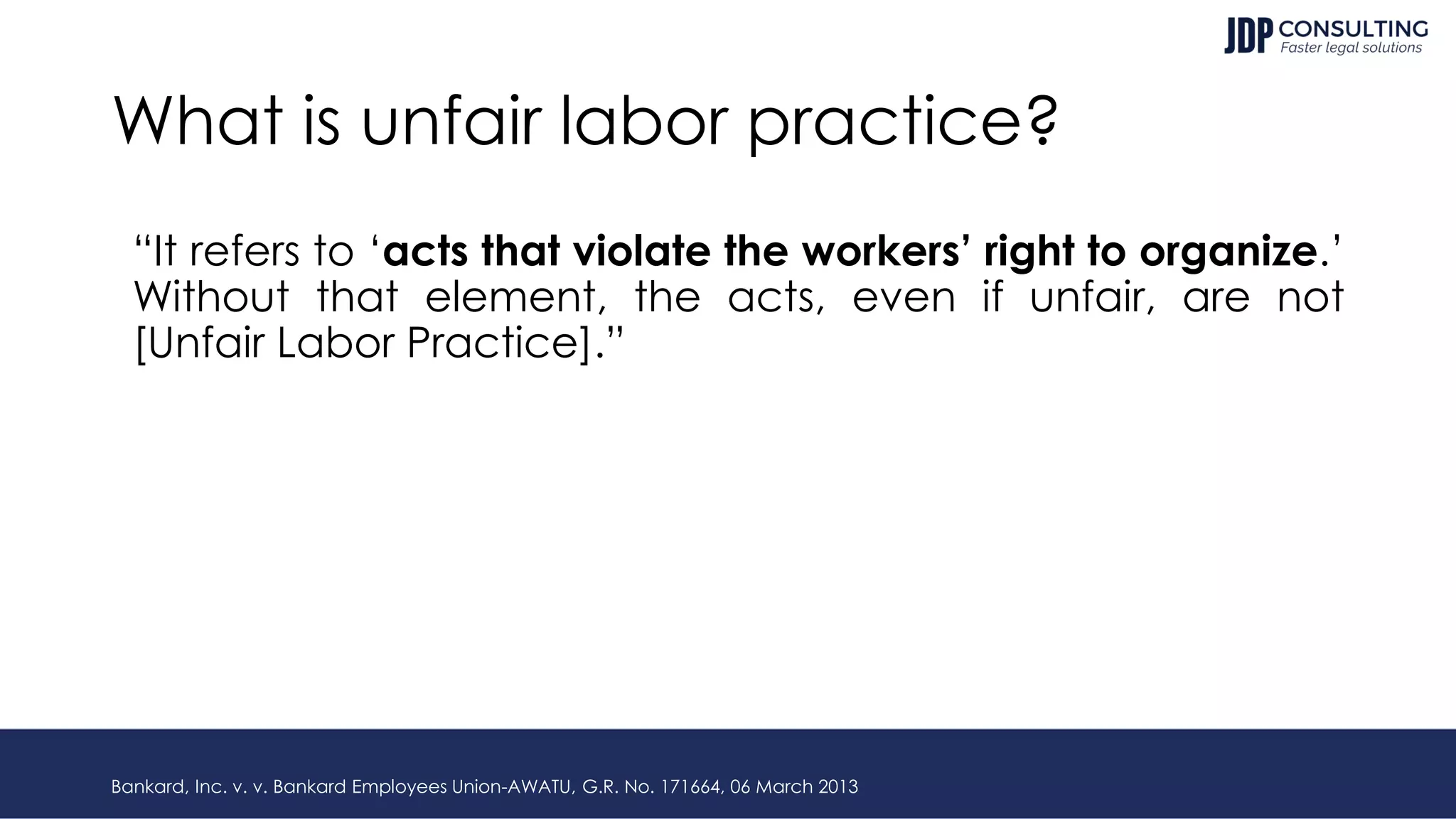 Unfair Labor Practice | PDF