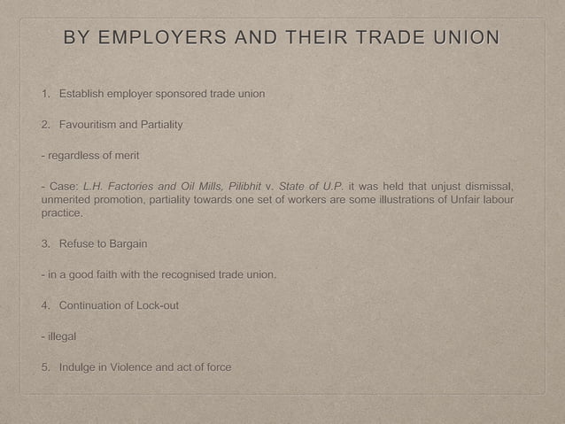 Unfair labour practices | PPTX | Business | Business and Finance