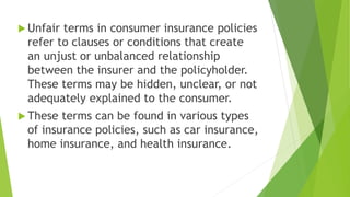 Unfair terms in consumer insurance policies and liabilities-3.pptx