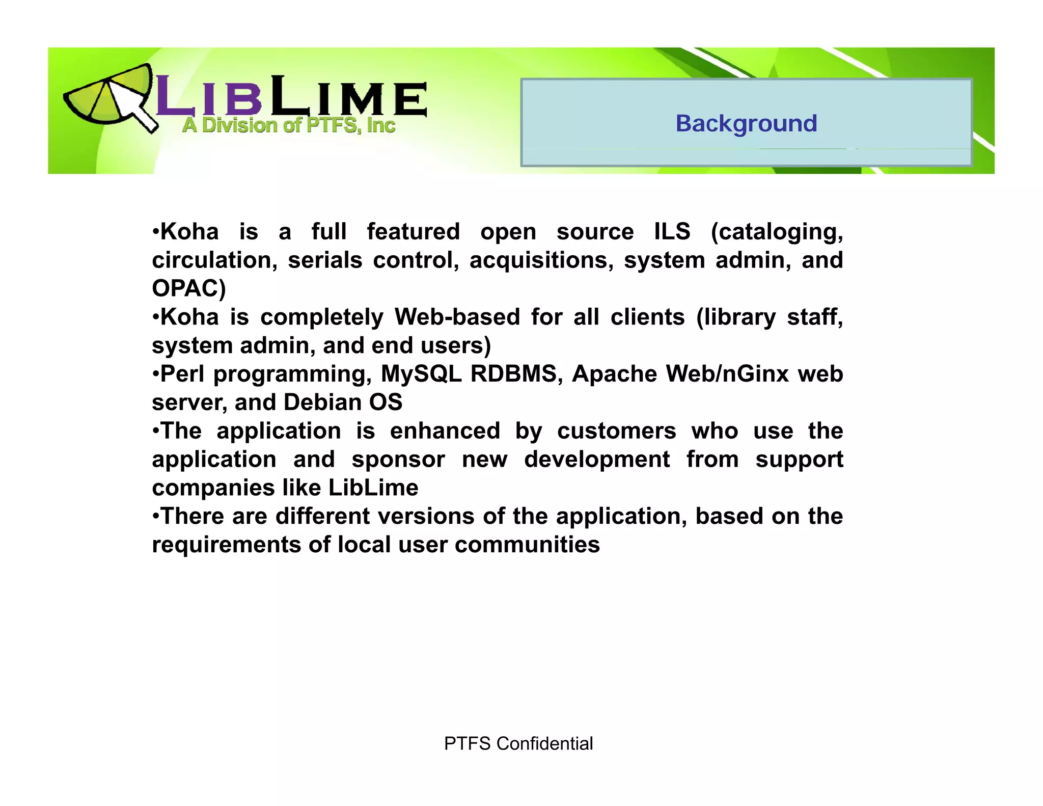 KOHA the first open-source Integrated Library System (ILS): An overview ...