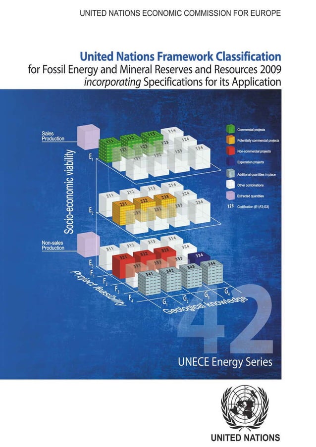 United Nations Framework Classification (UNFC-2009) | PDF