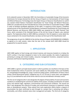 United Nations Framework Classification (UNFC-2009) | PDF