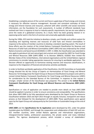 United Nations Framework Classification (UNFC-2009) | PDF