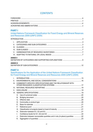United Nations Framework Classification (UNFC-2009) | PDF