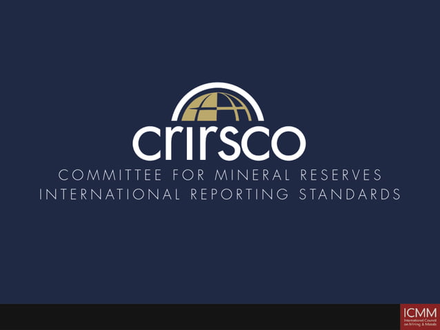 The relationship between the CRIRSCO Template 2013 and the United ...