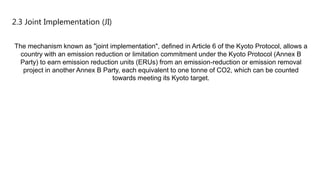 Unfccc and kyoto protocol escario | PPTX