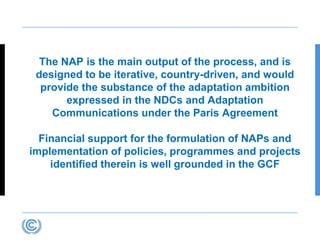 UNFCCC Overview of Process to Formulate and Implement NAPs - National ...