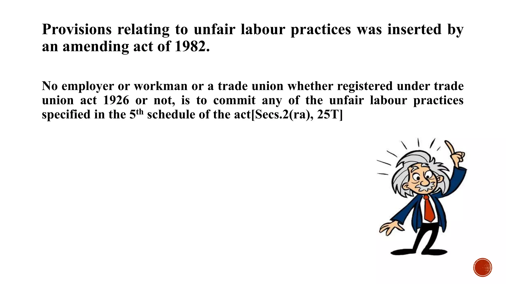 Unfiar labour practices | PPTX