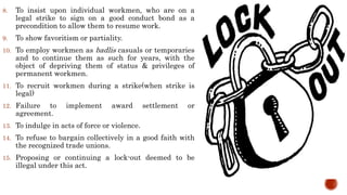 Unfiar labour practices | PPTX