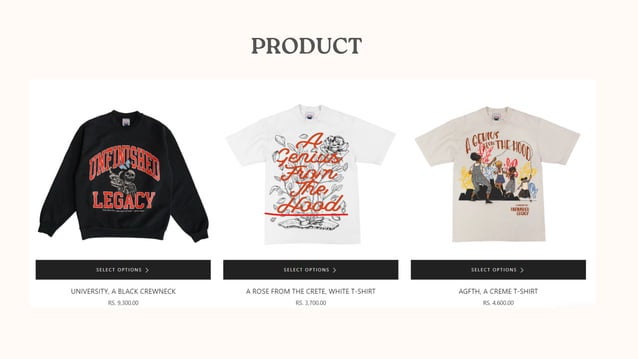 unfinished legacy it is a clothing brand | PPT