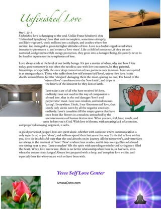 Unfinished love | PDF