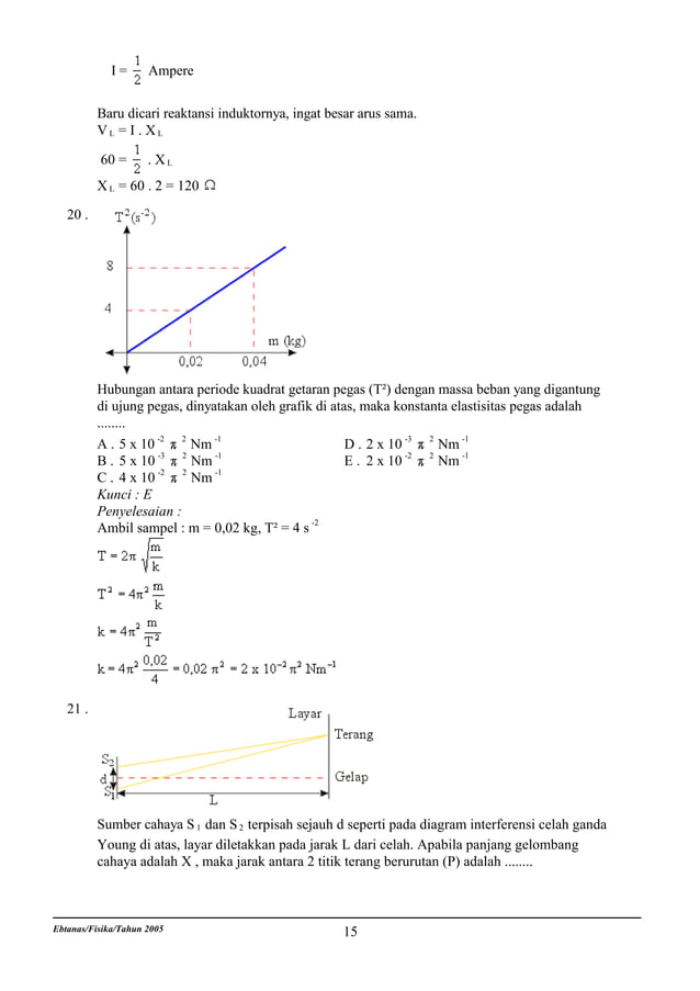 Un fisika 2005 | PDF