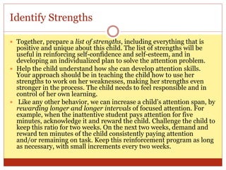 Helping the Unfocused Mind: Teaching Strategies for Students with ...