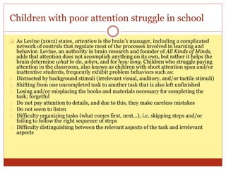 Helping the Unfocused Mind: Teaching Strategies for Students with ...